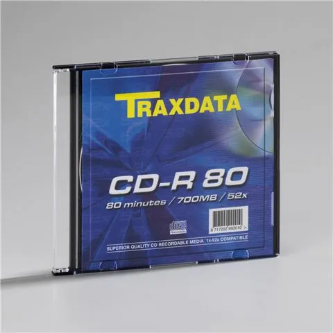 MED CD disk TRX CD-R 52x SLIM BOX 1