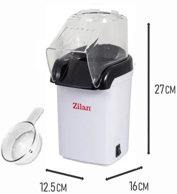 ZILAN Zilan ZLN8044 WH Aparat za kokice BELI 1200W