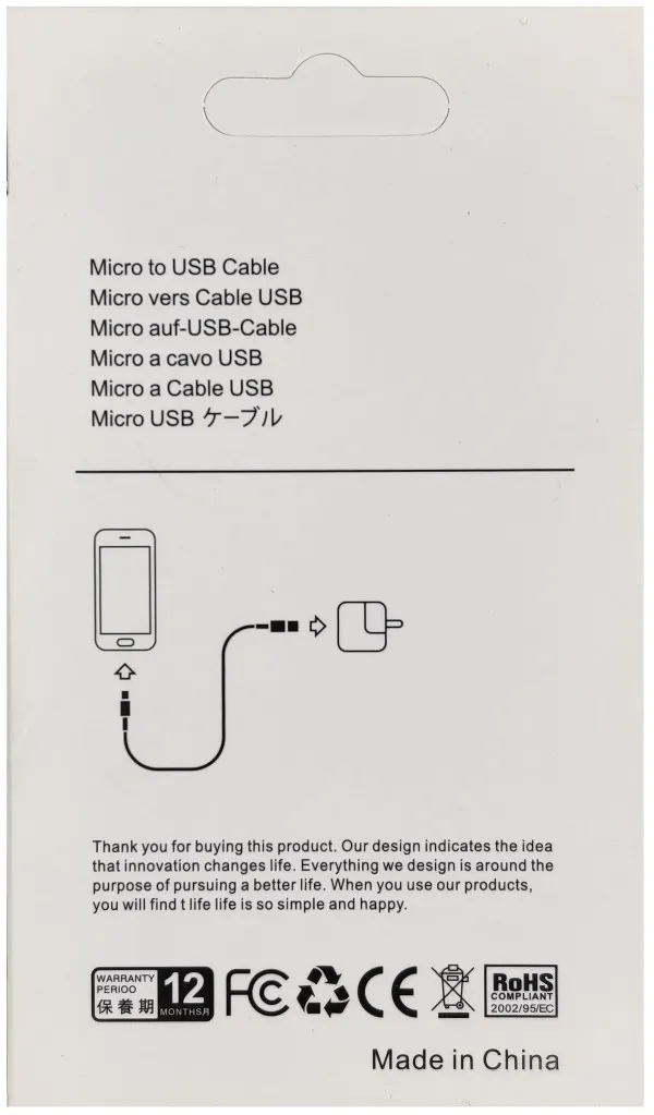 GEMBIRD CCP-mUSB2-AMBM-1.0M ** Gembird USB 2.0 microUSB na USB kabl 1m, White (111)