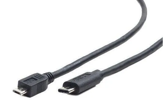 GEMBIRD CCP-USB2-mBMCM-1M Gembird USB 2.0 Micro BM to Type-C cable (Micro BM/CM), 1 m