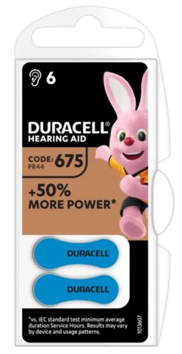 DURACELL Duracell Hearing Aid 675 1,45V baterija za slusni aparat PAK6