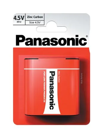 PANASONIC baterije 3R12RZ/1BP Zinc Carbon