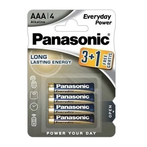 PANASONIC baterije LR03EPS/4BP -AAA 4kom 3+1F Alkaline Everyday P