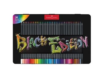 FABER CASTELL Drvene bojice1/36 black edition 116437 M.K.