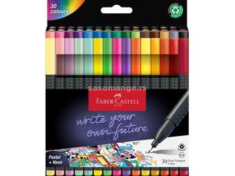 FABER CASTELL Flomaster lajner grip 1/30 151630 pastel+neon