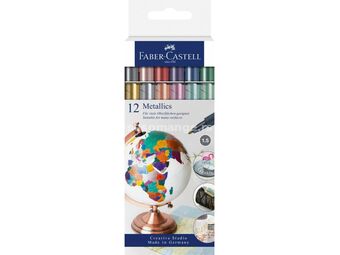 FABER CASTELL Flomaster marker metallics 1/12 160713