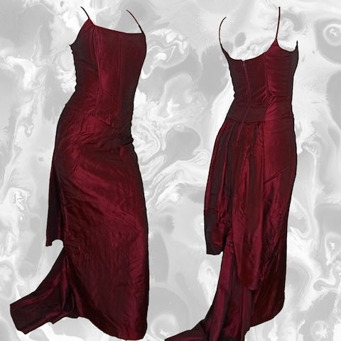 '90s    blood dress