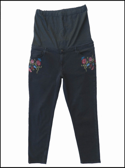 Denim&Co farmerke za trudnice 46