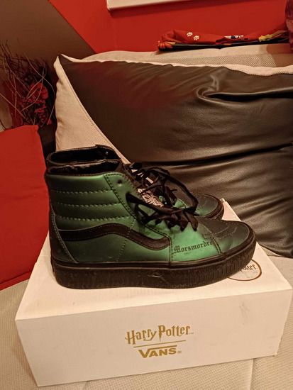 Harry Potter Slytherin Vans kožne patike