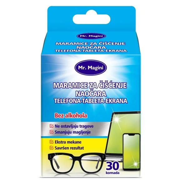 Mr. Magini maramice za čišćenje naočara 30 komada