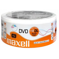 DVD+R Maxell double layer printable 8,5GB 1/25