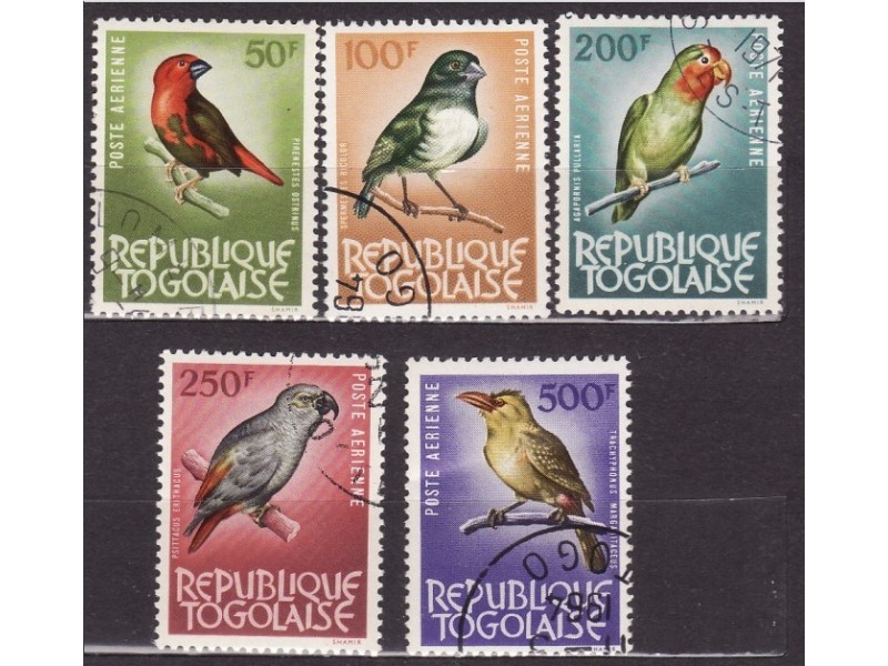 Togo - ptice 1971.