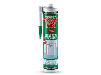 SOMAFIX Silikon univerzalni crni S202 280ml