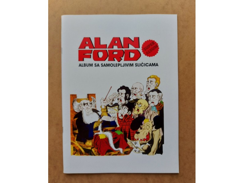 Alan Ford Album sa samolepljivim sličicama PUN