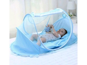Prenosivi šator sa mrežom za bebe protiv komaraca