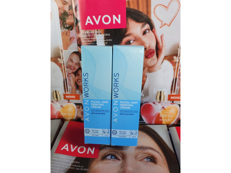 Avon set dve kreme za uklanjanje dlačica-novo*akcija