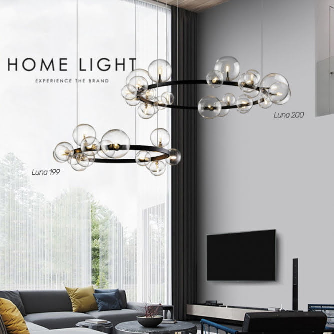 HOME LIGHT – LUNA 200 VISILICA 24XG9 CRNA