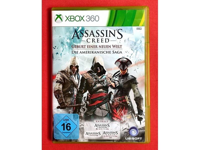 Assassins Creed XBox 360 / American Saga (PAL) 4xcd