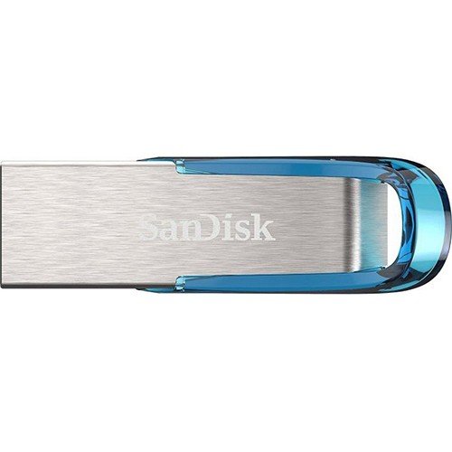 SanDisk 128GB Ultra Flair USB 3.0 Flash Drive, Read Speed up to 150 MB/s, Blue | SDCZ73-128G-G46B