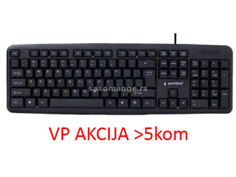 GEMBIRD KB-U-103 ** Gembird Standardna tastatura US layout black USB A (303)