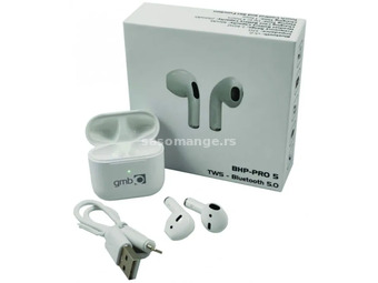 GEMBIRD BHP-PRO 5 * Gembird bluetooth V5.0 slusalice, 32ohm, 40/250mAh, touch control and Siri (699)