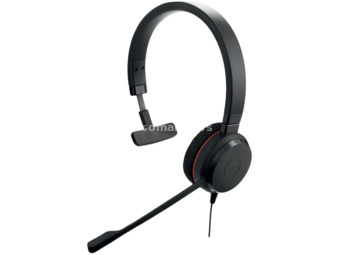 JABRA EVOLVE 20 MS Mono USB Headband, Noise cancelling,USB connector, with mute-button and volume...