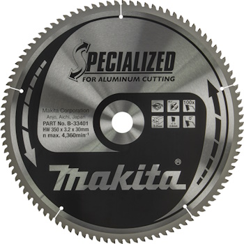 Makita TCT Specialized list za testeru 350mm B-33401