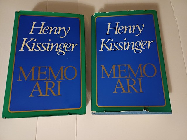 HENRY KISSINGER, MEMOARI 1 i 2 Henry Kissinger