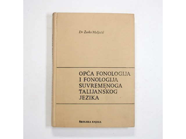 Opća fonologija i fonologija suvremenog talijanskog jez