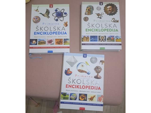 Komplet tri skolske enciklopedije