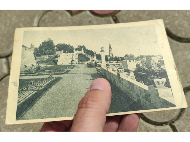 BEOGRAD KALEMEGDAN jako retka razglednica