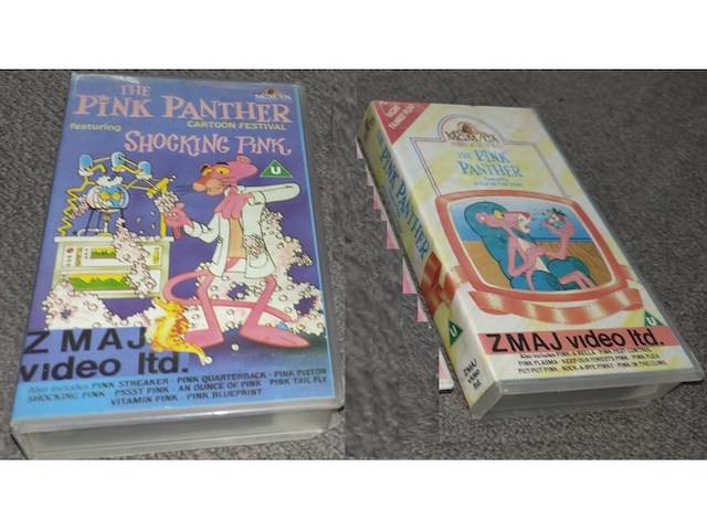 2 retka VHS-a Ex YU PINK PANTER