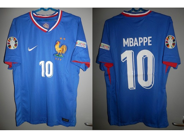 Francuska dres (EURO 2024) Kylian Mbappe 10 France
