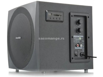 MICROLAB Microlab M300U Aktivni drveni zvucnici 2.1 38W RMS(14W,2x12W) SD, USB, FM radio, 3.5mm