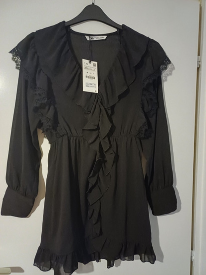 Zara crna haljina NOVA SA ETIKETOM