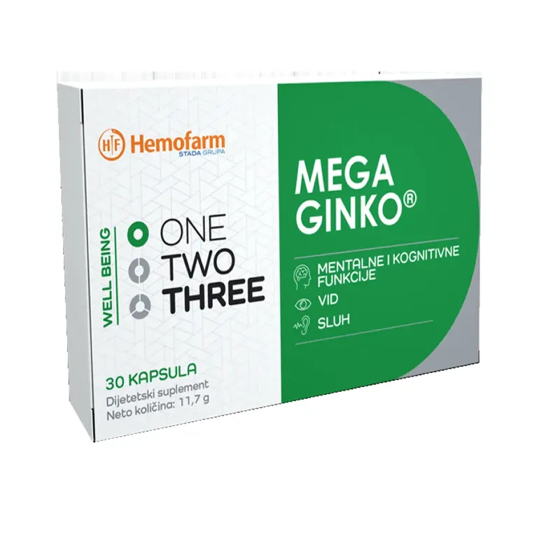 One Two Three Mega Ginko 30 kapsula