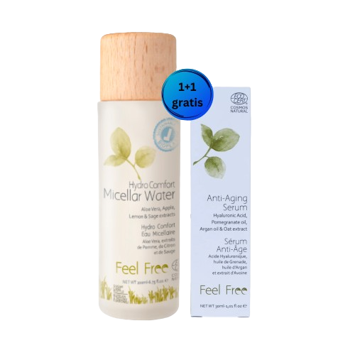 FEEL FREE - ANTI-AGING SERUM 30ml + GRATIS HYDRO CONFORT MICELLAR WATER 200ml