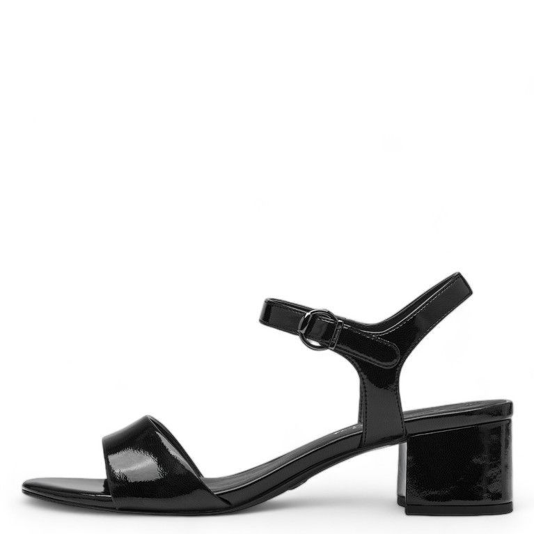 Ženske sandale Tamaris 28249 black patent