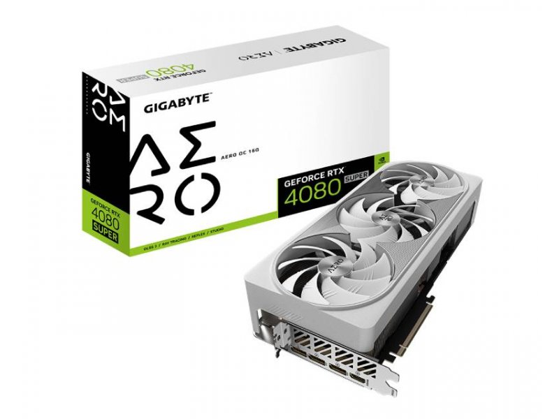 GIGABYTE NVIDIA GEFORCE RTX 4080 SUPER AERO 16GB 256BIT GV-N408SAERO OC-16GD GRAFIČKA KARTA