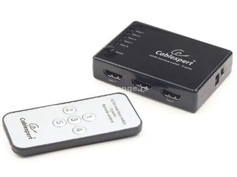 GEMBIRD DSW-HDMI-53 Gembird HDMI interface SWITCH, 5ports, remote