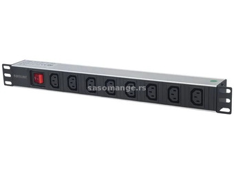 Intellinet PDU Letva, 19" 1U Rackmount 8-output C13, 2m 163620