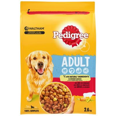 Pedigree Govedina i Povrće Briketi 2,6kg