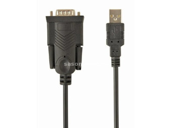 GEMBIRD UAS-DB9M-02 Gembird USB to DB9M serial port converter kabl black 1.5m