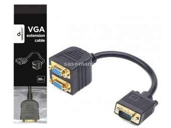 GEMBIRD CC-VGAX2-20CM Gembird VGA splitter kabl 20cm