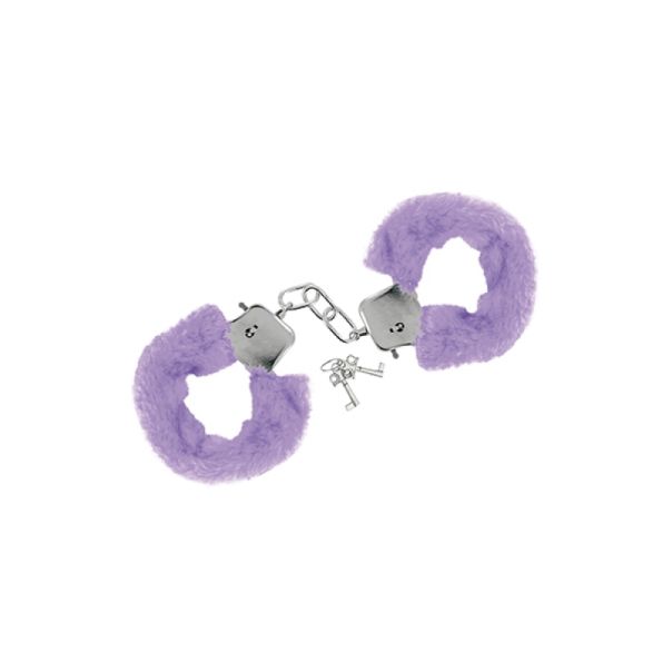 Metalne Lisice Ljubičasto Krzno Purple Furry Cuffs