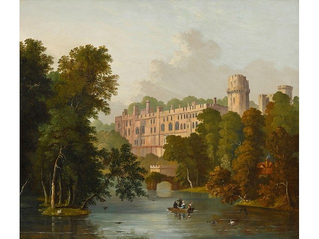 A view of Warwick Castle William Westall