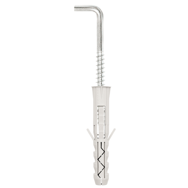 EXPANSION PLUG L-HOOK Wkret-met BP 12X60 4pcs/bl