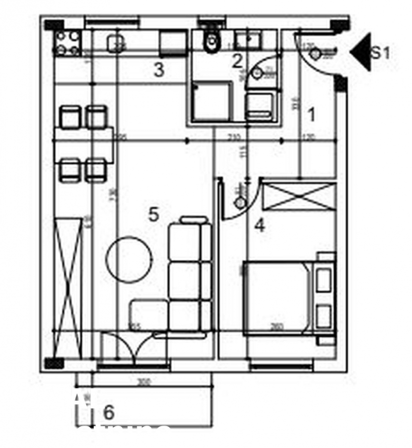 NOVI SAD - LIPOV GAJ - 47. 00 m2