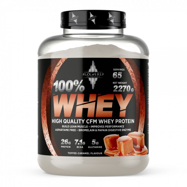 AZGARD PROTEIN Toffee - Caramel 100% PREMIUM WHEY 2270G