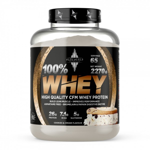 AZGARD PROTEIN Cookie & Cream 100% PREMIUM WHEY 2270G